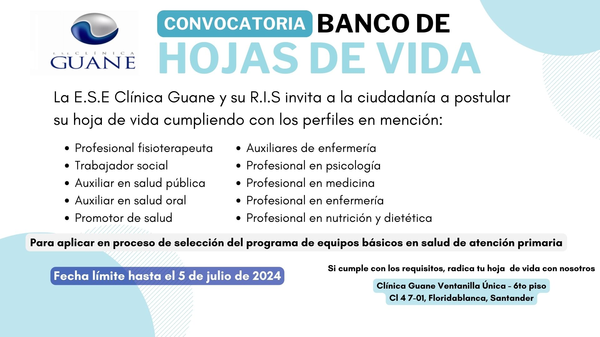 Hojas De Trabajo De Salud Convocatoria – Talento Humano
